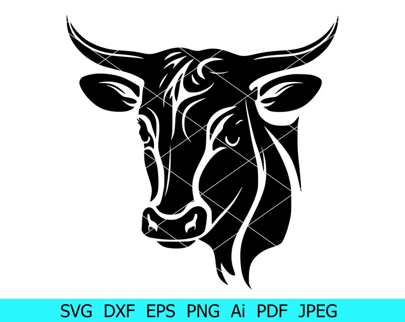 Cow Svg, Animal Svg, Farm Animal Svg, Cow Svg Files for Cricut, Cow ...