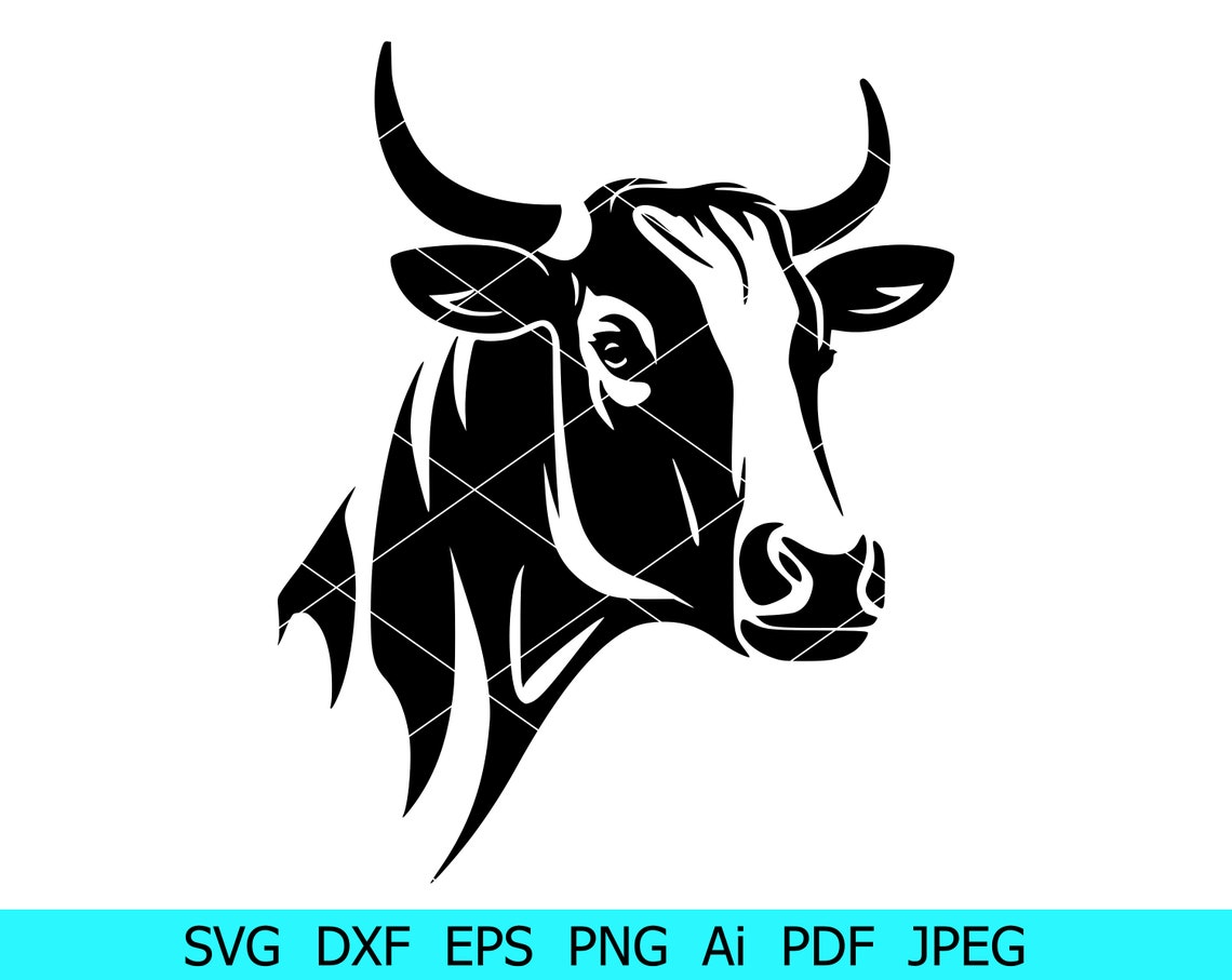 Cow Svg, Animal Svg, Farm Animal Svg, Cow Svg Files for Cricut, Cow ...