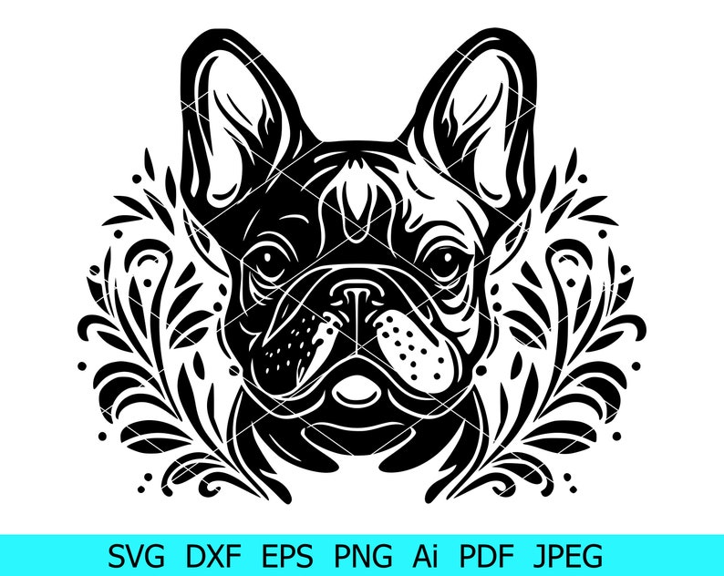 French Bulldog Svg, Animal Silhouette, Animal Svg, Frenchie Svg ...