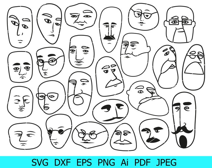 Male Face Template, Male Face Ratio, Male Face Grid, Front Face ...