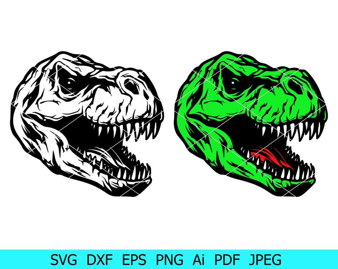 T-rex Svg, Dinosaur Svg, Tyrannosaurus Rex Svg, T-rex Clipart, T-rex ...
