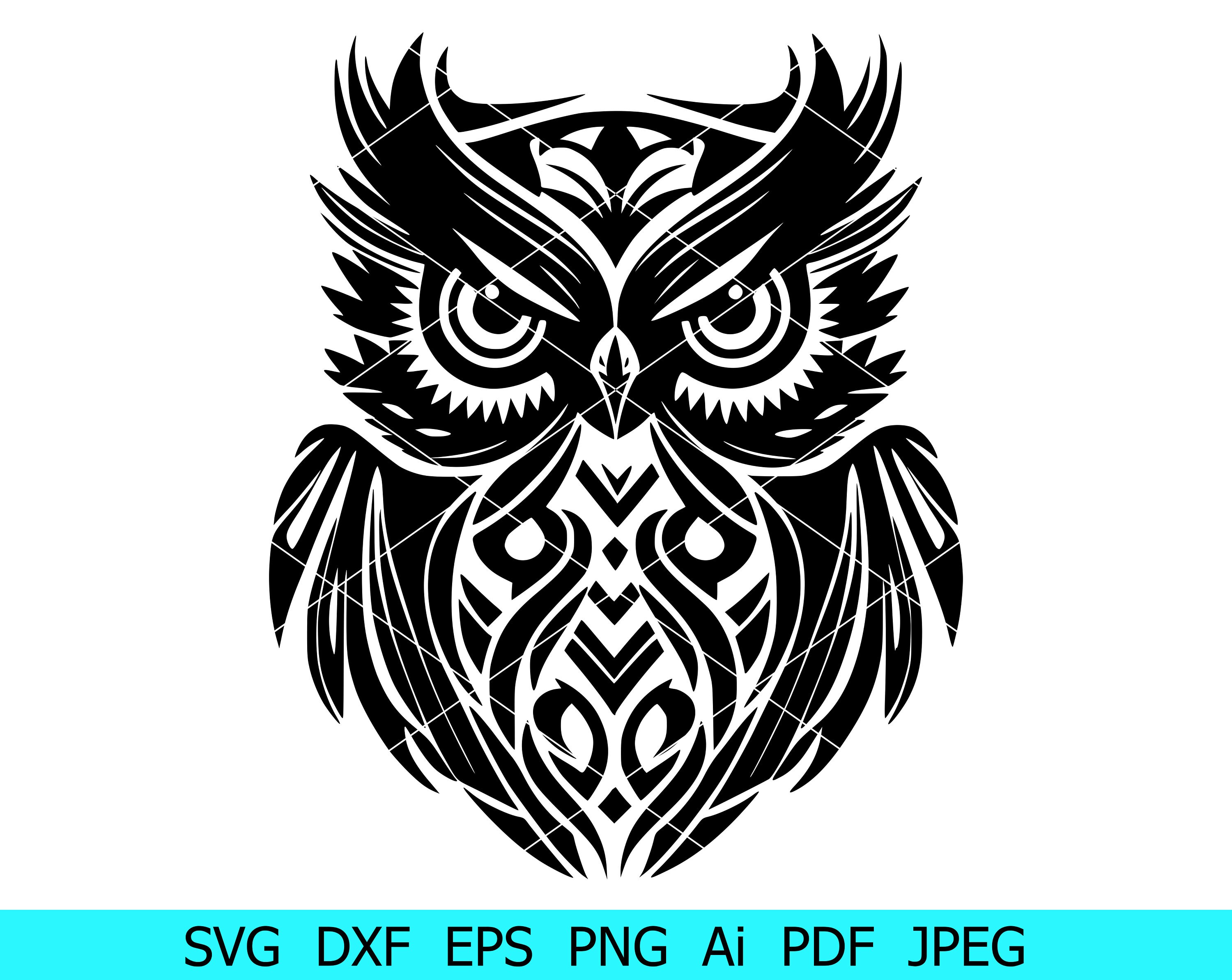 Owl Svg, Animal Svg, Owl Face Svg, Owl Cut File, Owl Vector, Owl Cricut ...