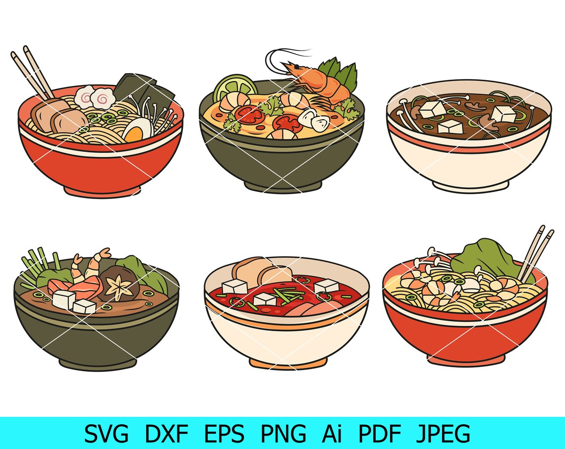 Soup Svg,seafood Soup Svg,food Clip Art,seafood Soup Svg Boundle ...