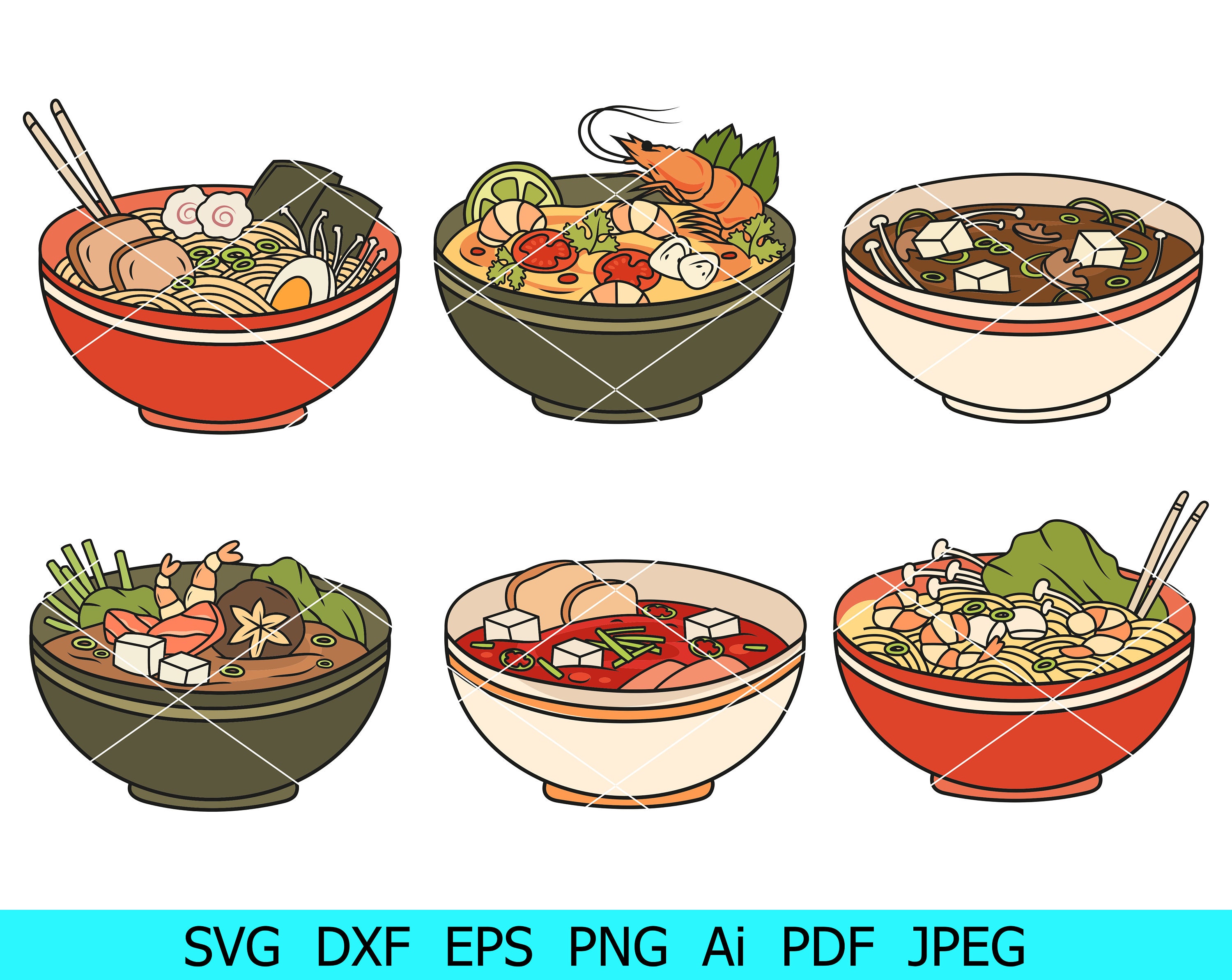 Sopa Svg, Sopa de Mariscos Svg, Clip Art de Alimentos, Sopa de Mariscos ...