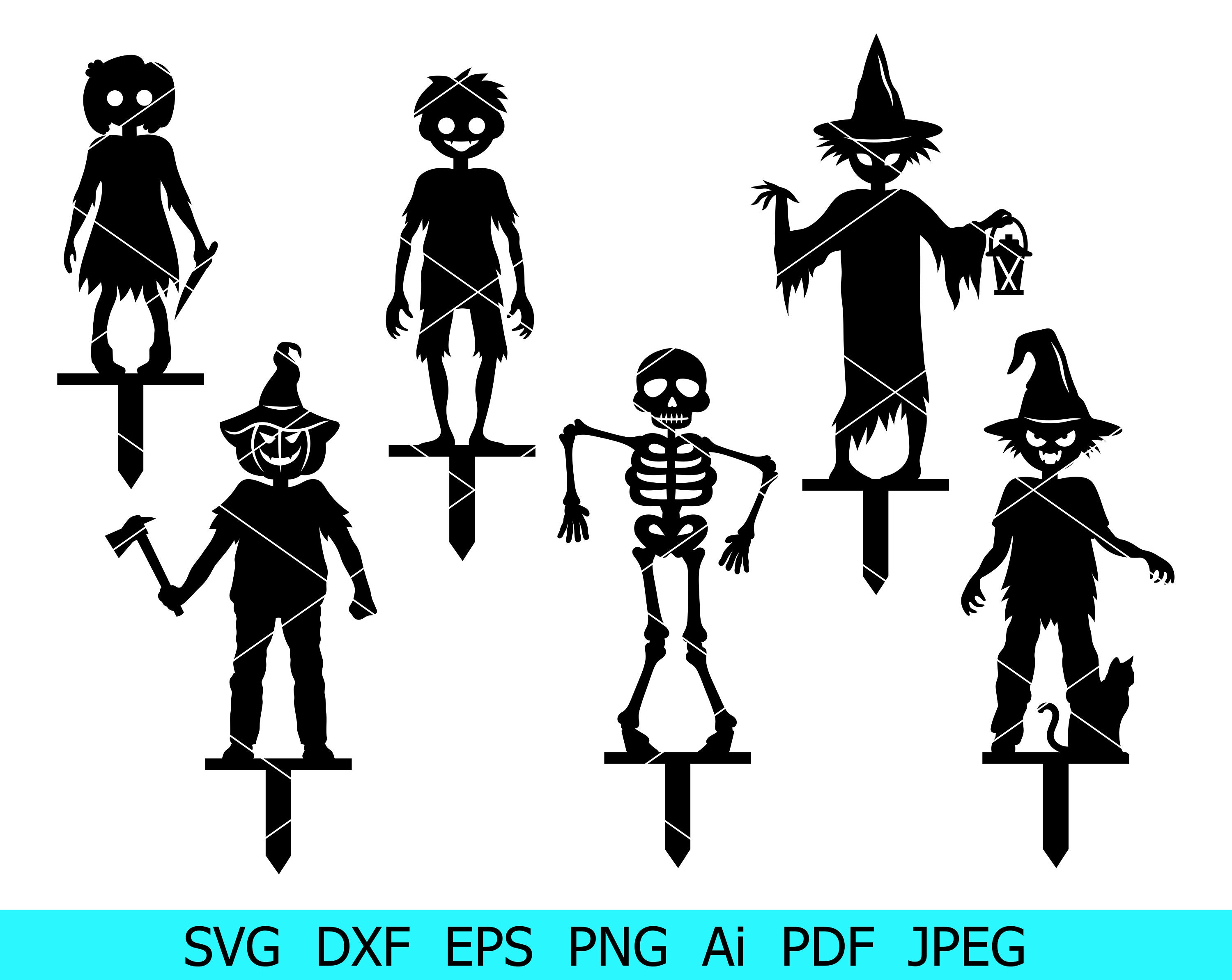 Zombie Svg, Halloween Svg, Zombie Svg Bundle, Skeleton Svg, Monster Png ...