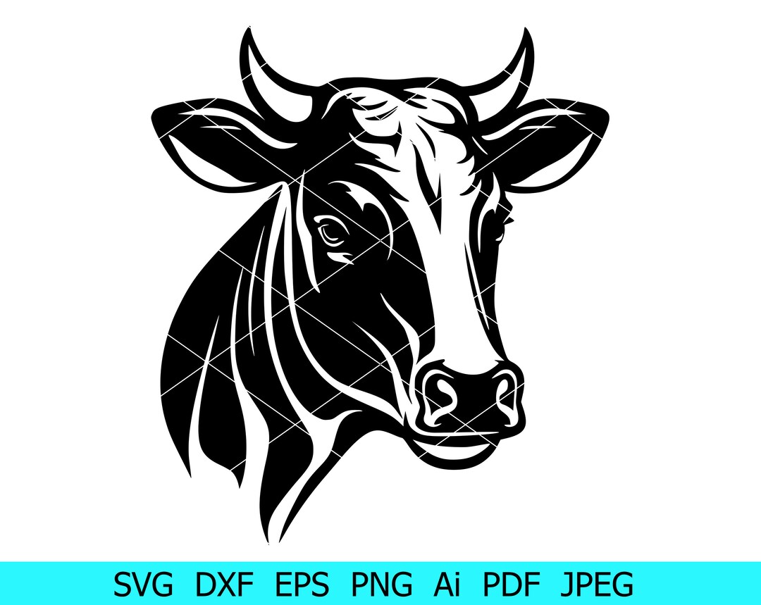 Cow Svg, Animal Svg, Farm Animal Svg, Cow Svg Files for Cricut, Cow ...