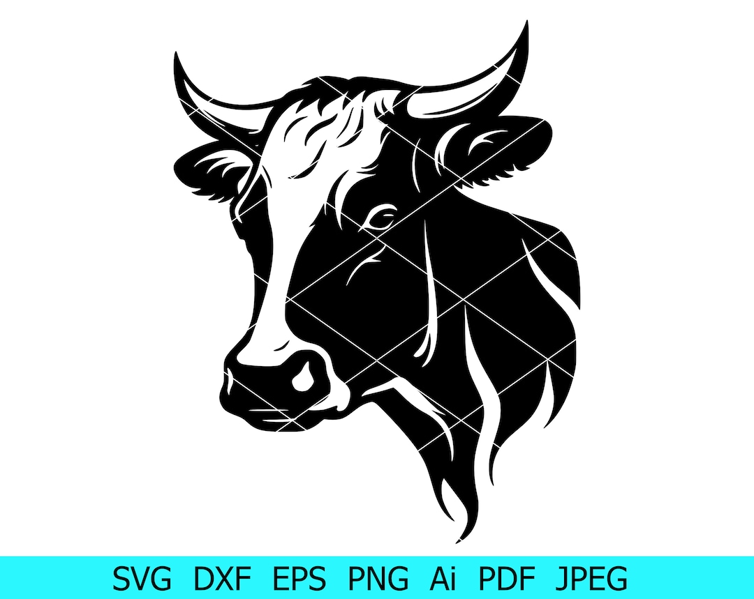 Cow Svg, Animal Svg, Farm Animal Svg, Cow Svg Files for Cricut, Cow ...