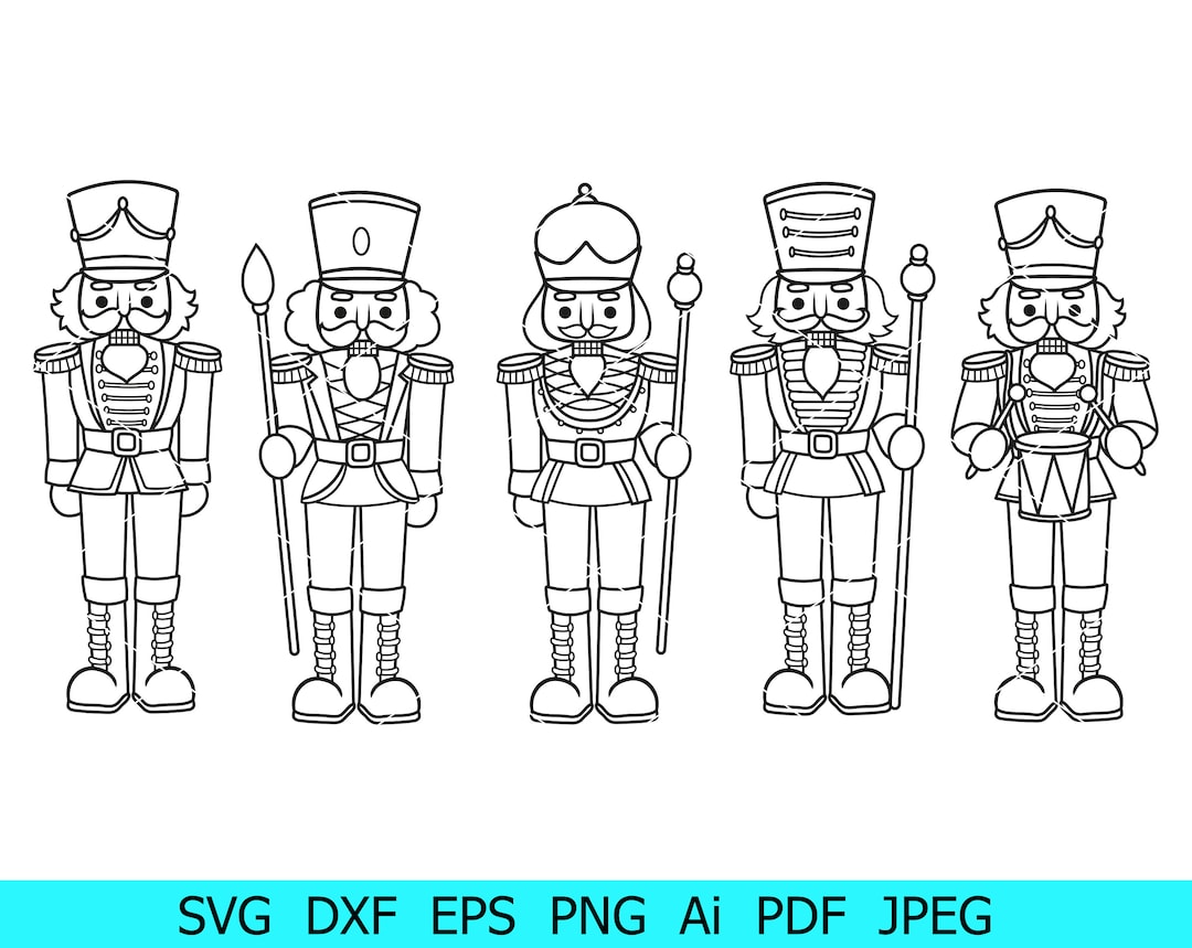 Christmas Nutcrackers Svg, Toy Soldier Man Png, Christmas Svg ...