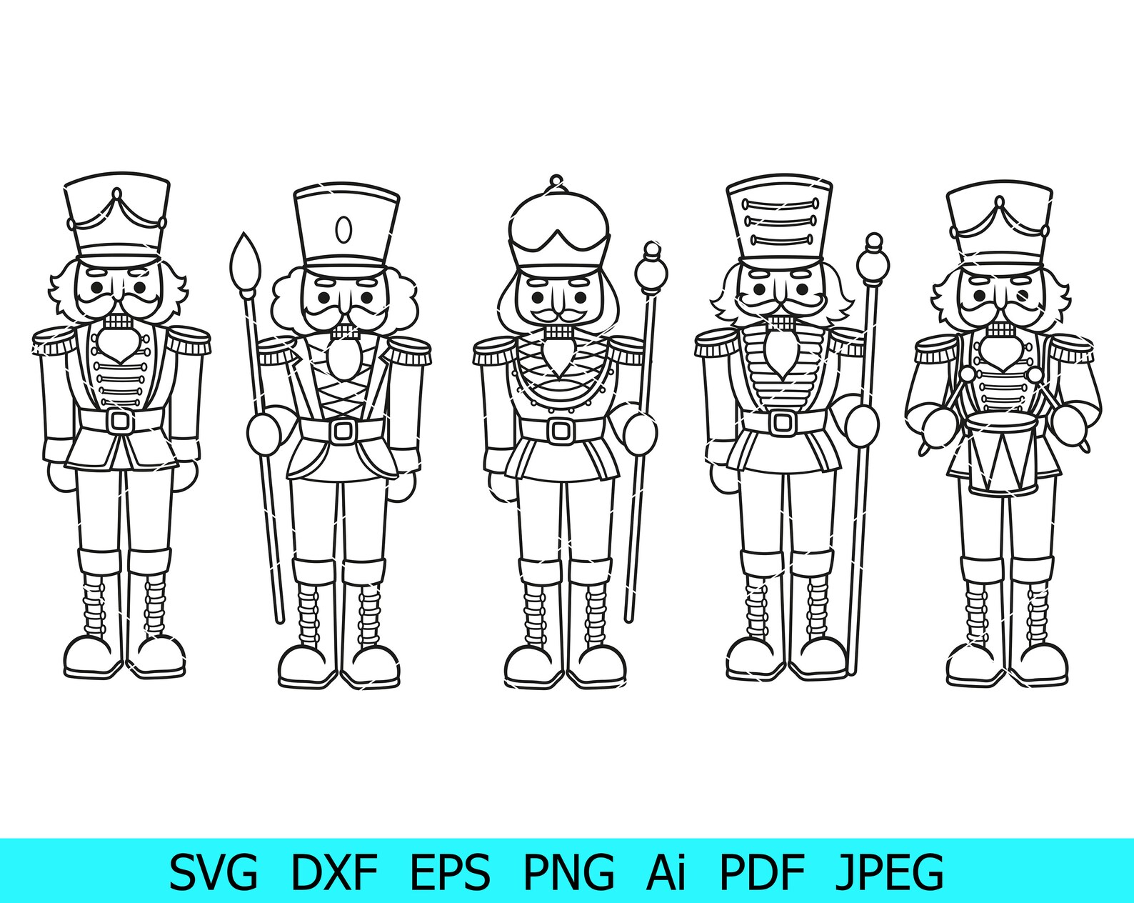 Christmas Nutcrackers Svg, Toy Soldier Man Png, Christmas Svg ...