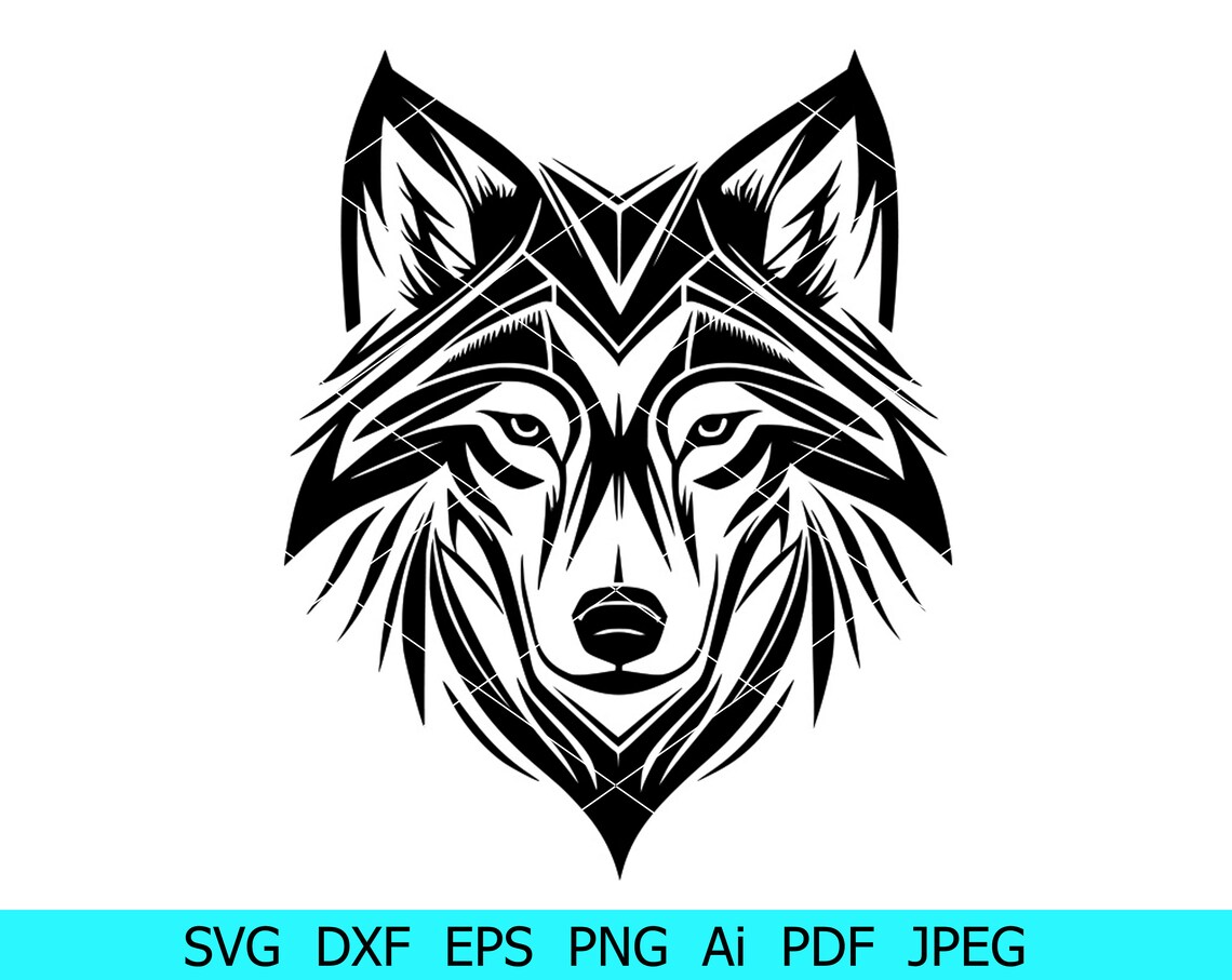 Wolf Svg, Wolf Png, Wolf Cut File, Wolf Vector, Wolf Head Svg, Wolf Svg ...