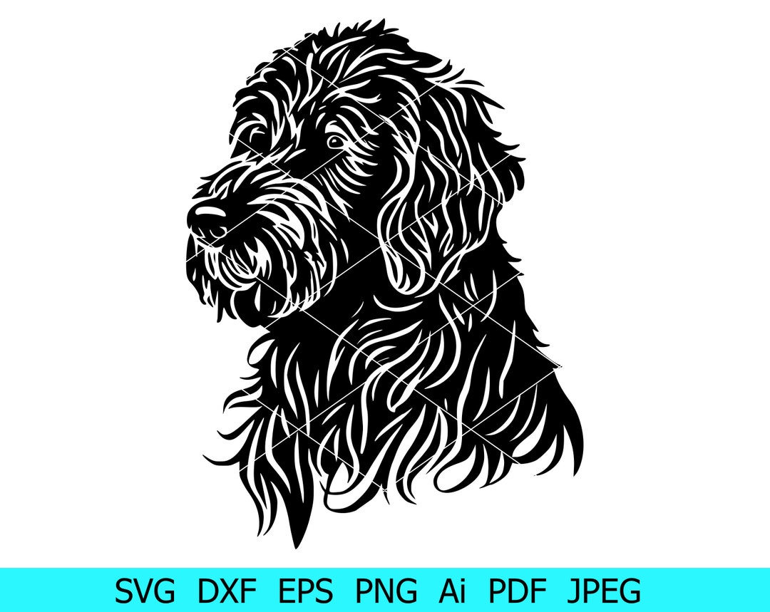 Golden Doodle Svg, Dogs Svg, Animal Silhouette, Animal Svg ...