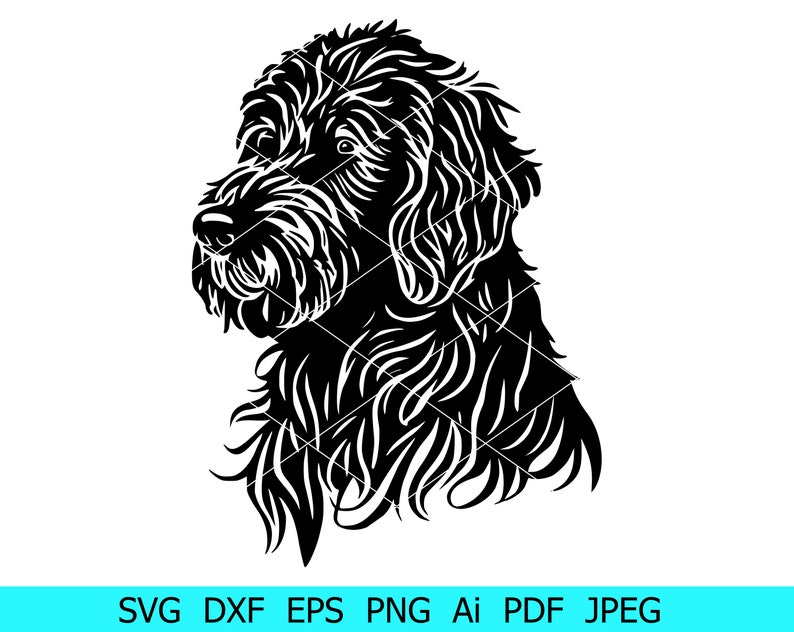 Golden Doodle Svg, Dogs Svg, Animal Silhouette, Animal Svg ...