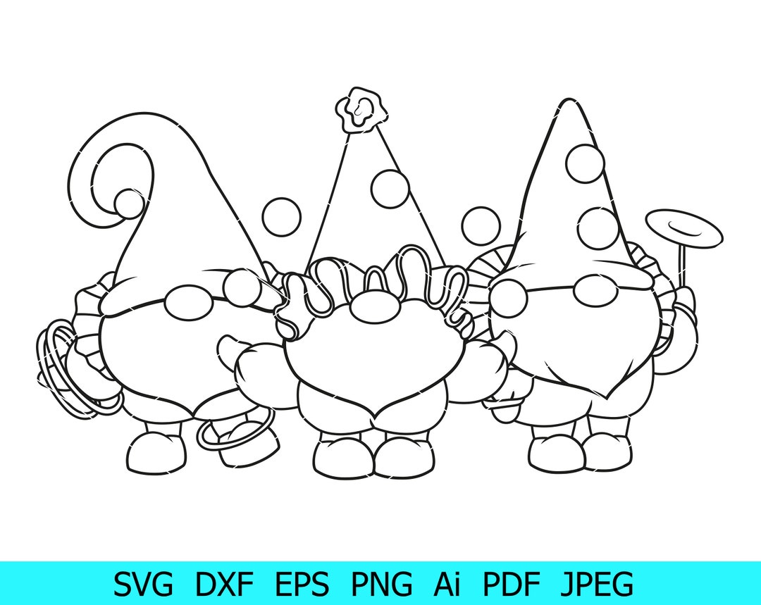 Gnomes Svg, Circus Gnomes Png,gnomes Png,dwarf Clip Art,gnomes Cut File ...