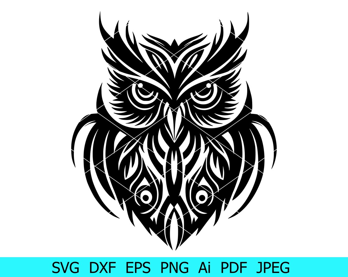 Owl Svg, Animal Svg, Owl Face Svg, Owl Cut File, Owl Vector, Owl Cricut ...