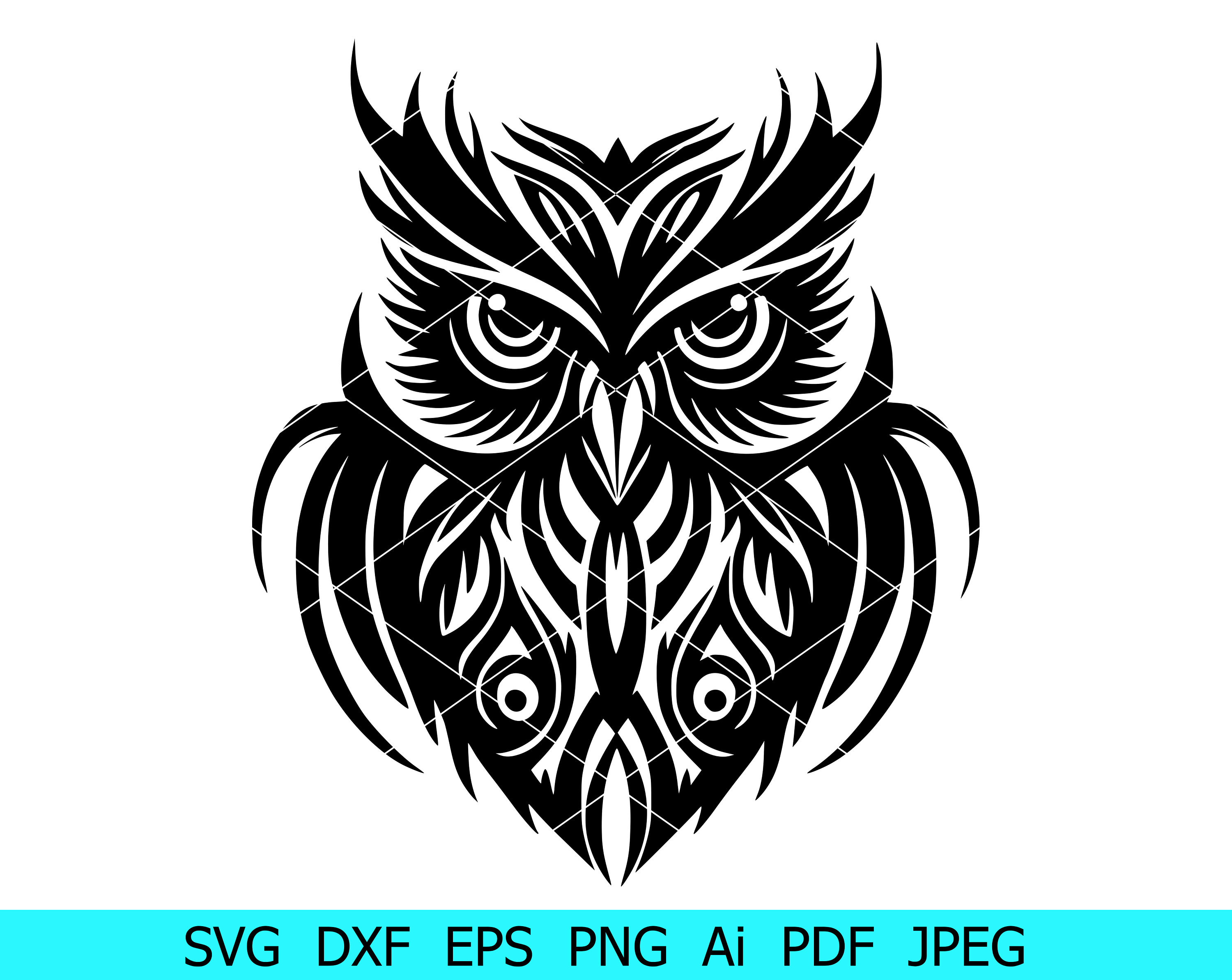 Owl Svg, Animal Svg, Owl Face Svg, Owl Cut File, Owl Vector, Owl Cricut ...