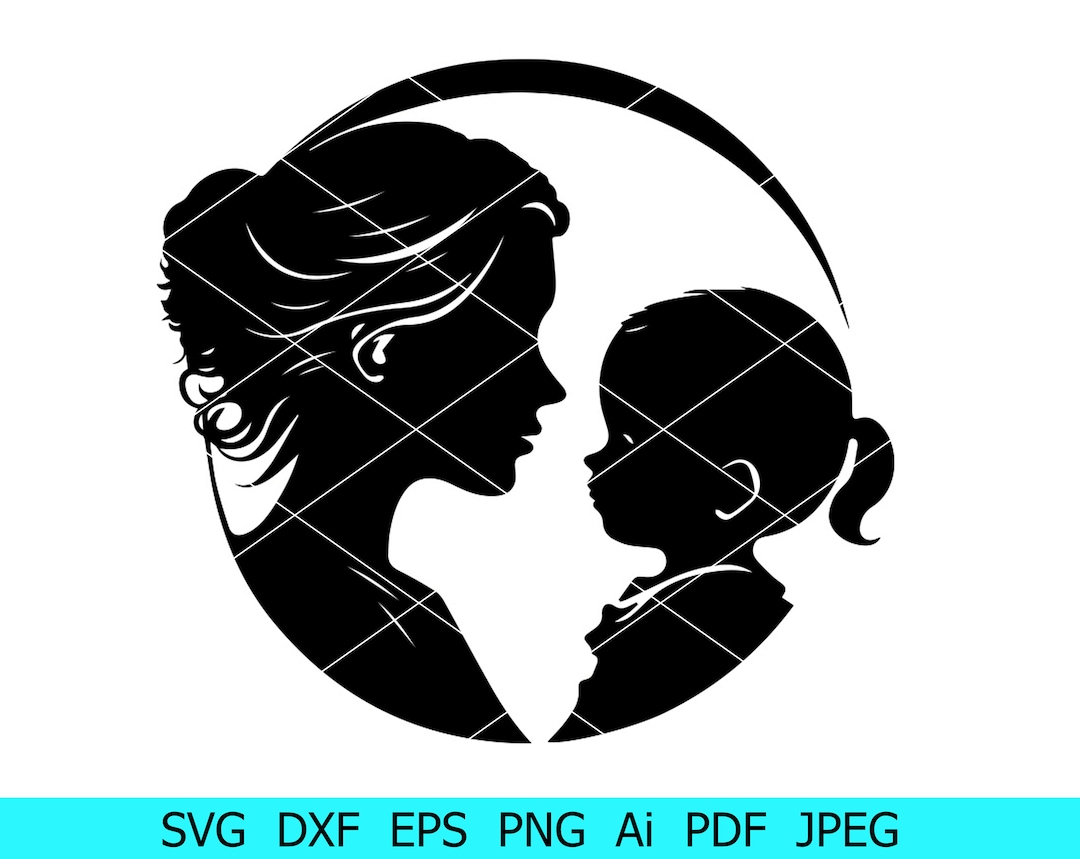 Mom Daughter SVG, Love Mom Daughter Svg, Png, Love Between a Mother ...