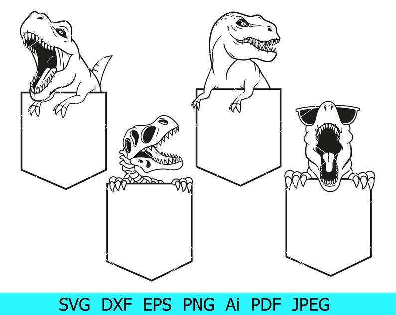 T-rex Svg, Dinosaur Svg, Tyrannosaurus Rex Svg, T-rex Clipart, T-rex ...