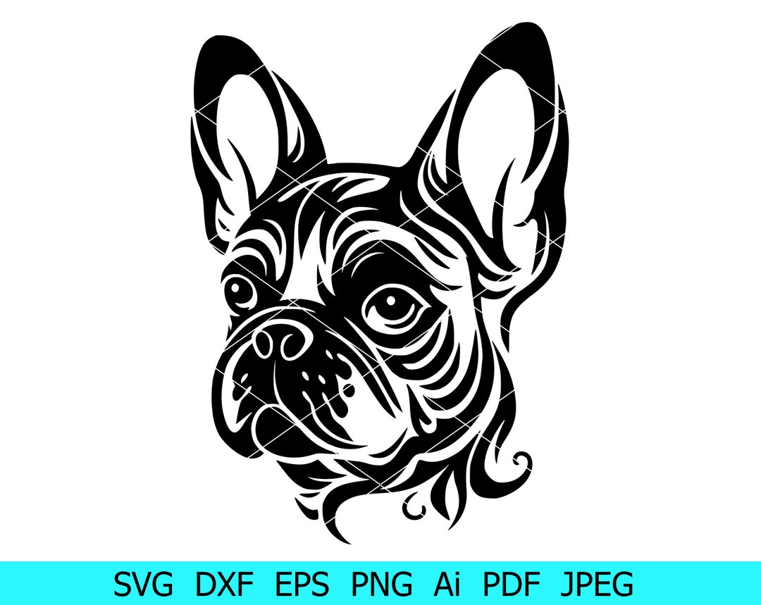 French Bulldog Svg, Animal Silhouette, Animal Svg, Frenchie Svg ...