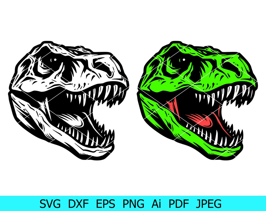 T-rex Svg, Dinosaur Svg, Tyrannosaurus Rex Svg, T-rex Clipart, T-rex ...