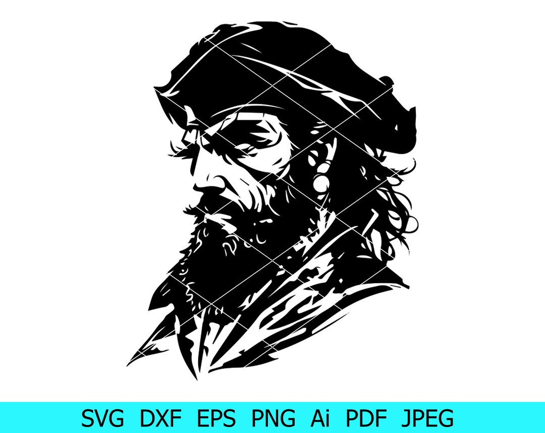 Pirate SVG, Pirate Vector, File for Cricut, Silhouette Cameo, SVG Cut ...