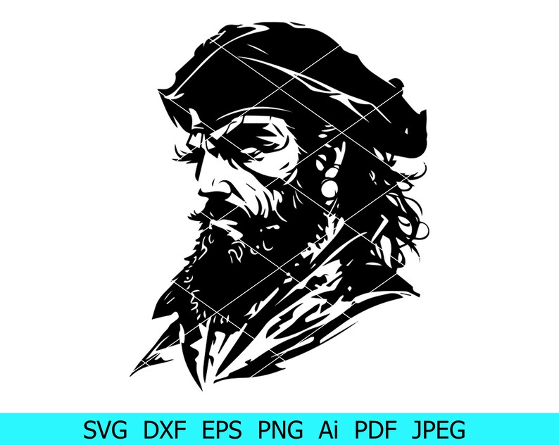 Pirat Plotterdatei, Piraten SVG, Plotterdatei, Silhouette Cameo, Plotterdatei, Plotterdatei ...