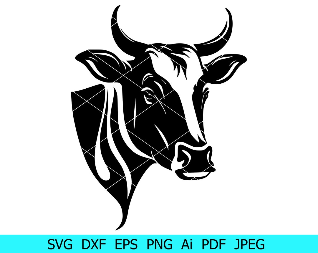 Cow Svg, Animal Svg, Farm Animal Svg, Cow Svg Files for Cricut, Cow ...