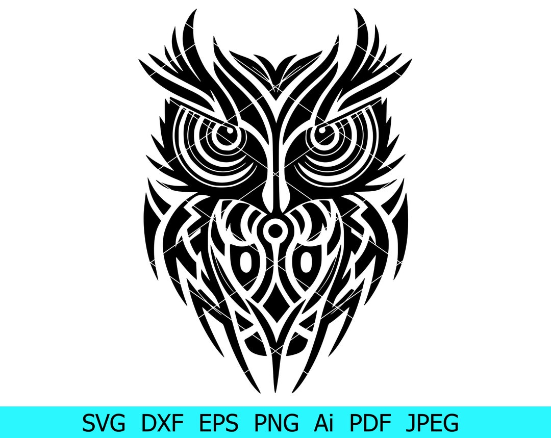 Owl Svg, Animal Svg, Owl Face Svg, Owl Cut File, Owl Vector, Owl Cricut ...