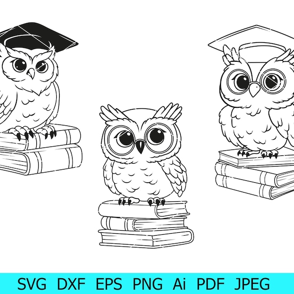 Owl Svg - Etsy