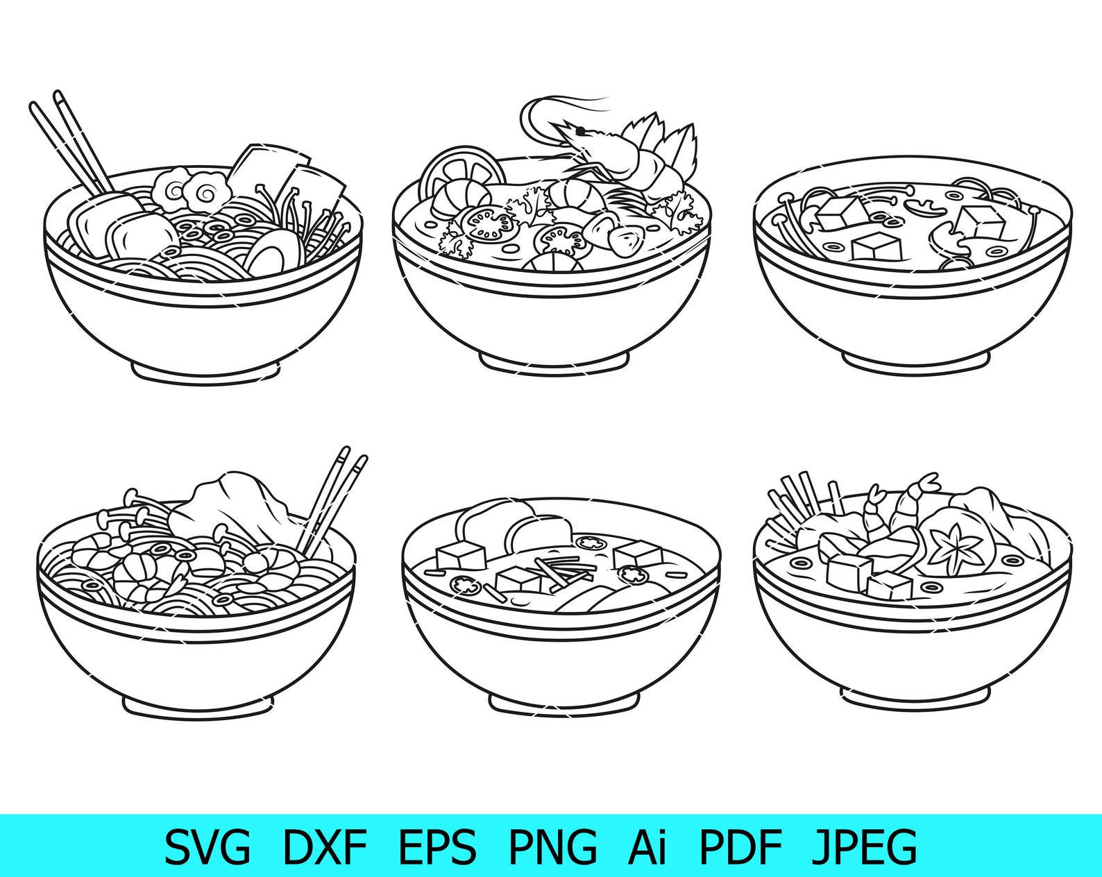 Soup Svg,seafood Soup Svg,food Clip Art,seafood Soup Svg Boundle ...