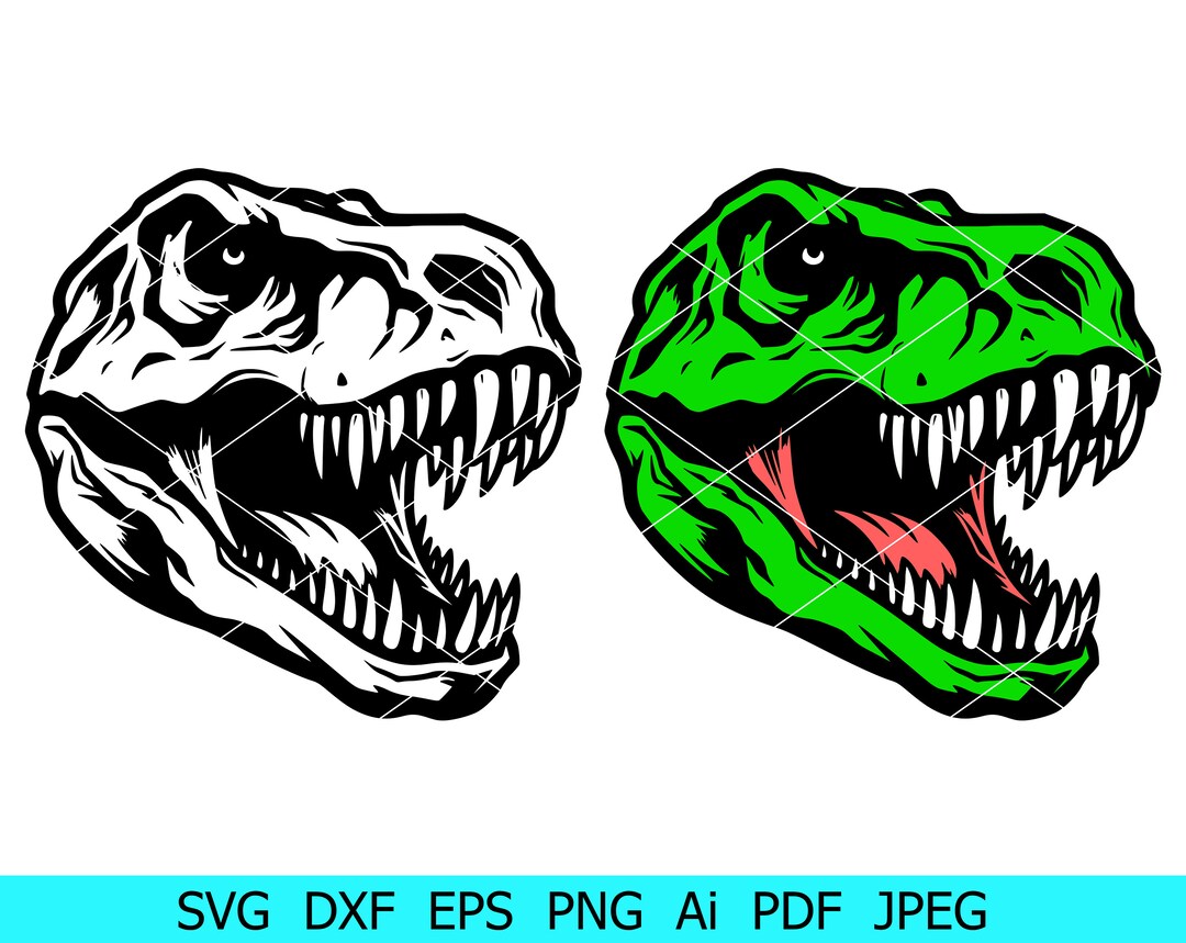 T-rex Svg, Dinosaur Svg, Tyrannosaurus Rex Svg, T-rex Clipart, T-rex ...