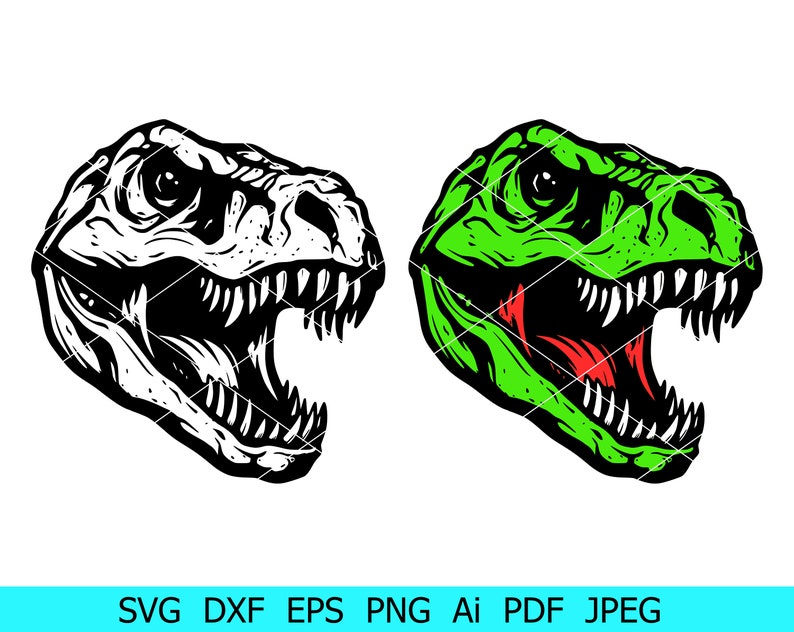 T-rex Svg, Dinosaur Svg, Tyrannosaurus Rex Svg, T-rex Clipart, T-rex ...