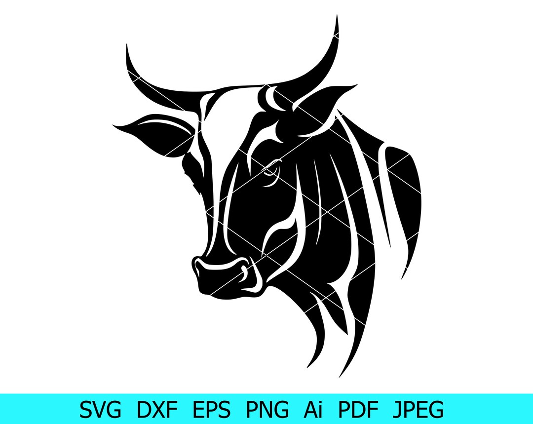 Cow Svg, Animal Svg, Farm Animal Svg, Cow Svg Files for Cricut, Cow ...
