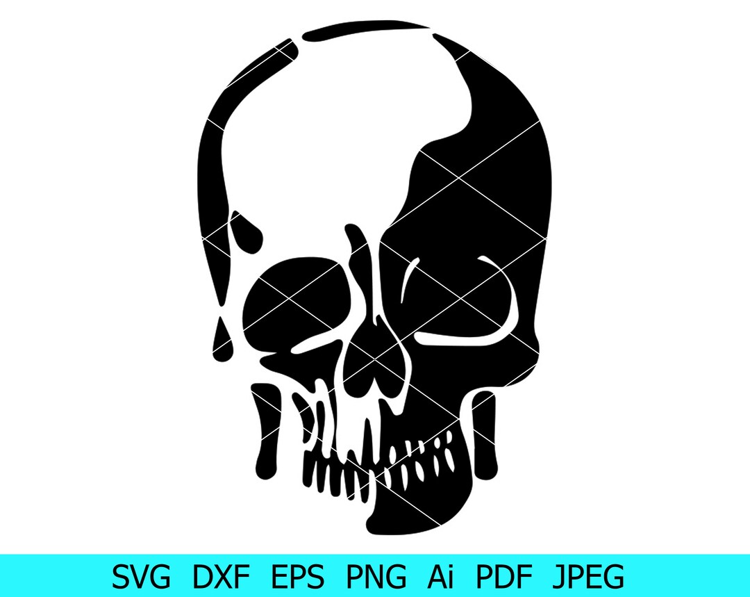 Skull Design Svg, Skull Svg, Silhouette Cameo, Cricut,skull Cut Files ...