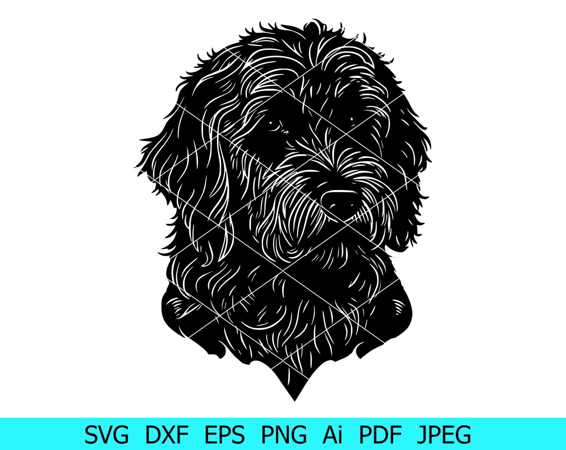 Golden Doodle Svg, Dogs Svg, Animal Silhouette, Animal Svg ...