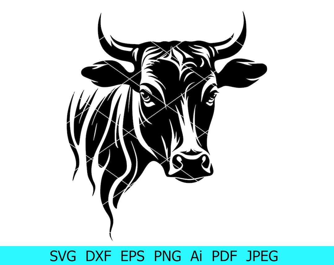 Cow Svg, Animal Svg, Farm Animal Svg, Cow Svg Files for Cricut, Cow ...
