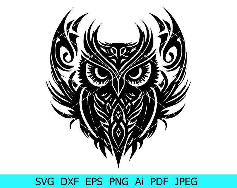 Owl Svg Animal Svg Owl Face Svg Owl Cut File Owl Vector - Etsy