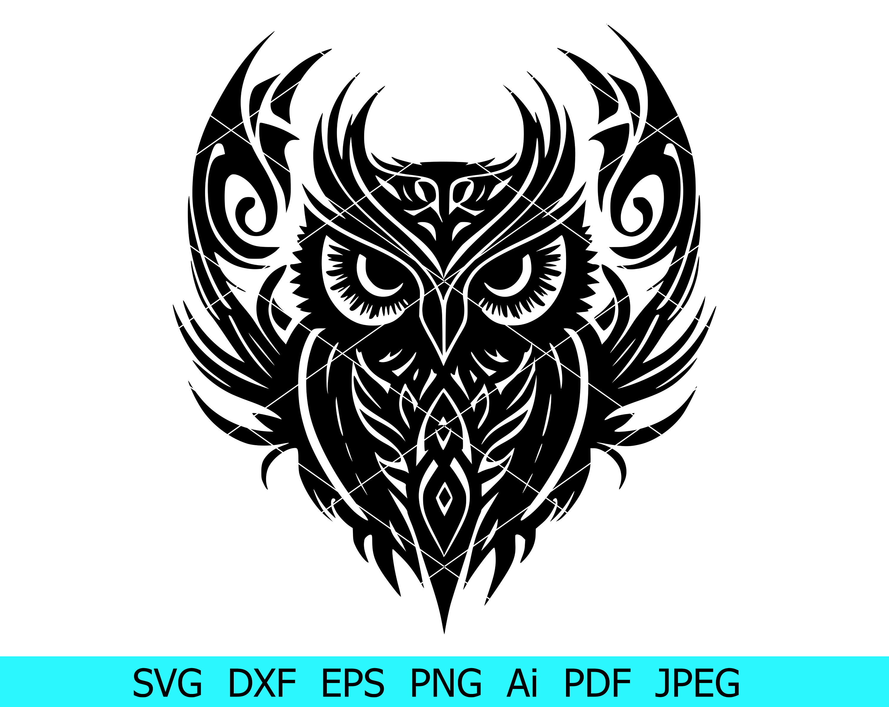 Owl Svg, Animal Svg, Owl Face Svg, Owl Cut File, Owl Vector, Owl Cricut ...