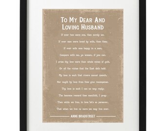 Loving Husband Poem - Etsy