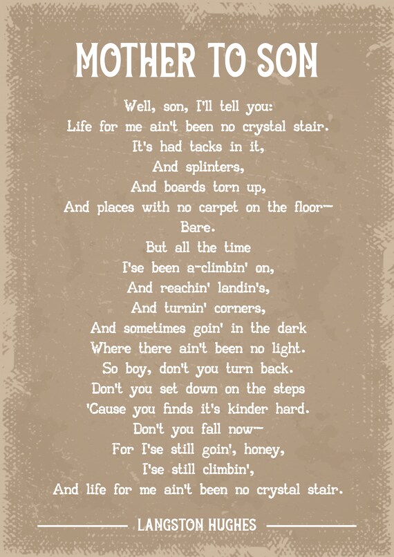 Langston Hughes Mother And Father