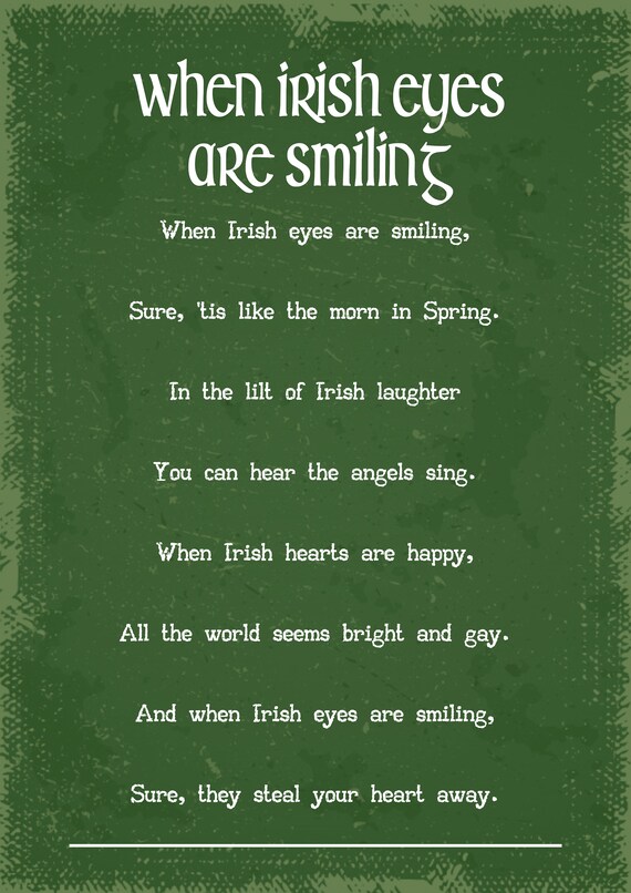 Irish Eyes Smiling