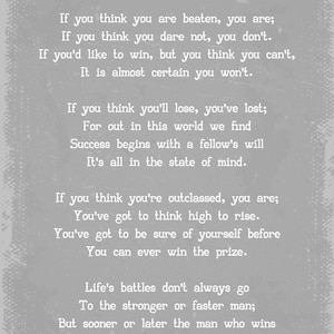 Walter D Wintle Thinking Poem Art Print - Etsy UK