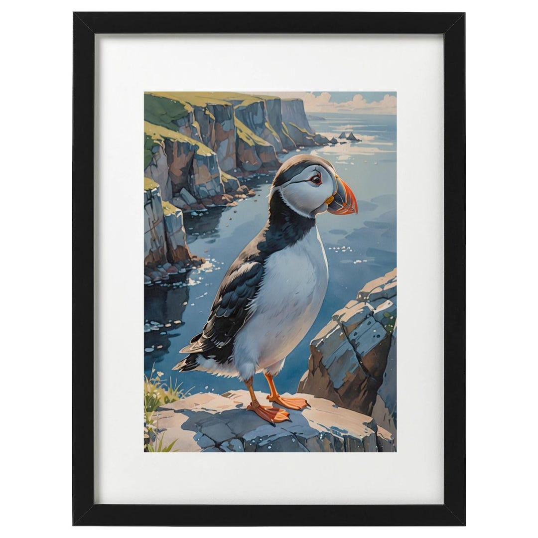 Puffin Art Print - Etsy