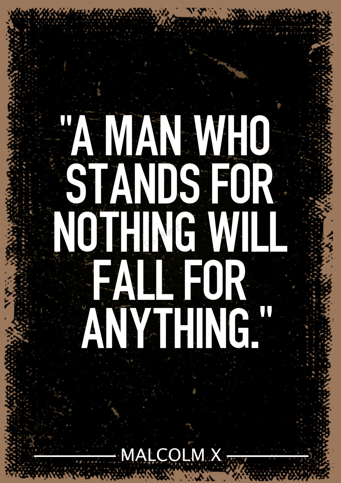 Malcolm X Quote Art Print - Etsy UK