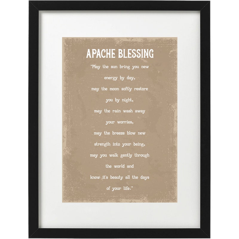 Apache Blessing - Etsy