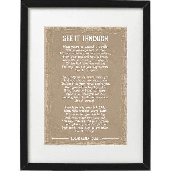 Cant Poem Print - Etsy UK