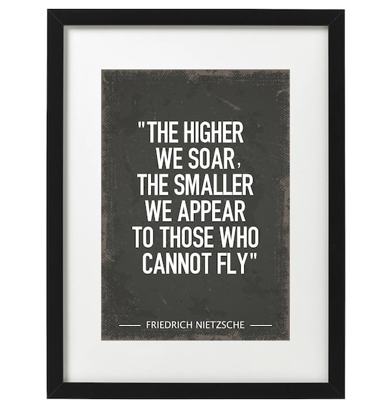 Friedrich Nietzsche Quote Art Print | Etsy