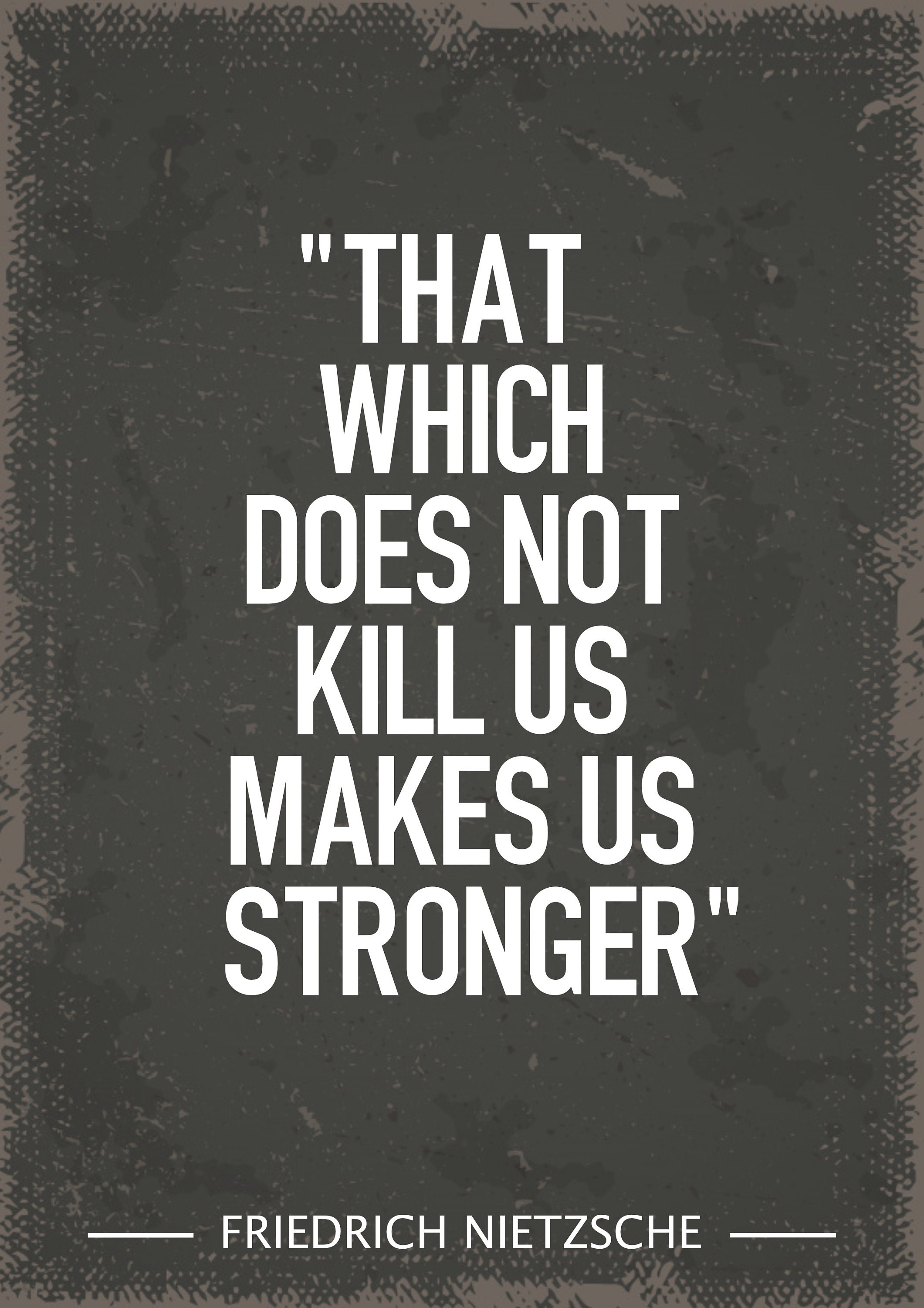 Friedrich Nietzsche Quote Art Print - Etsy