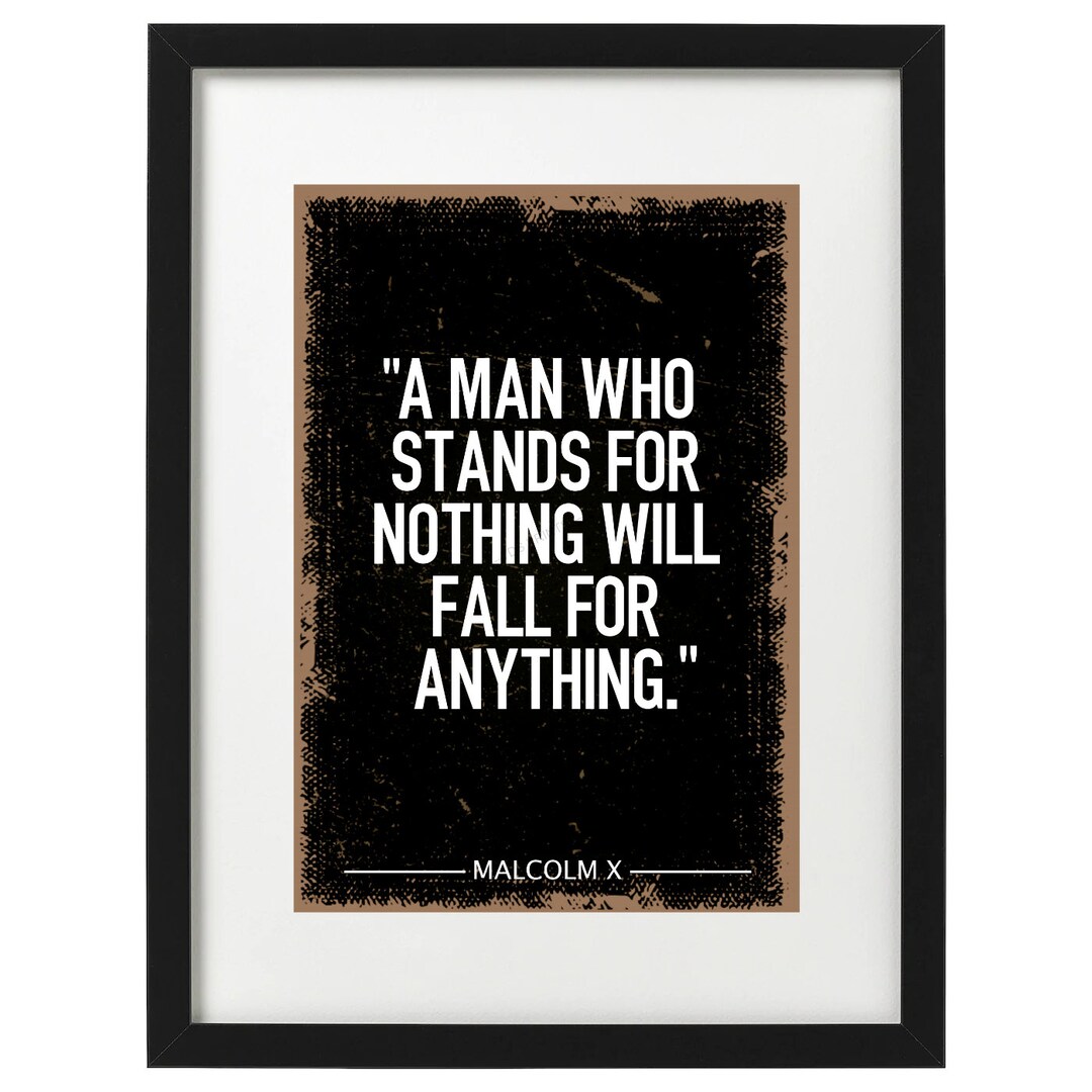 Malcolm X Quote Art Print - Etsy