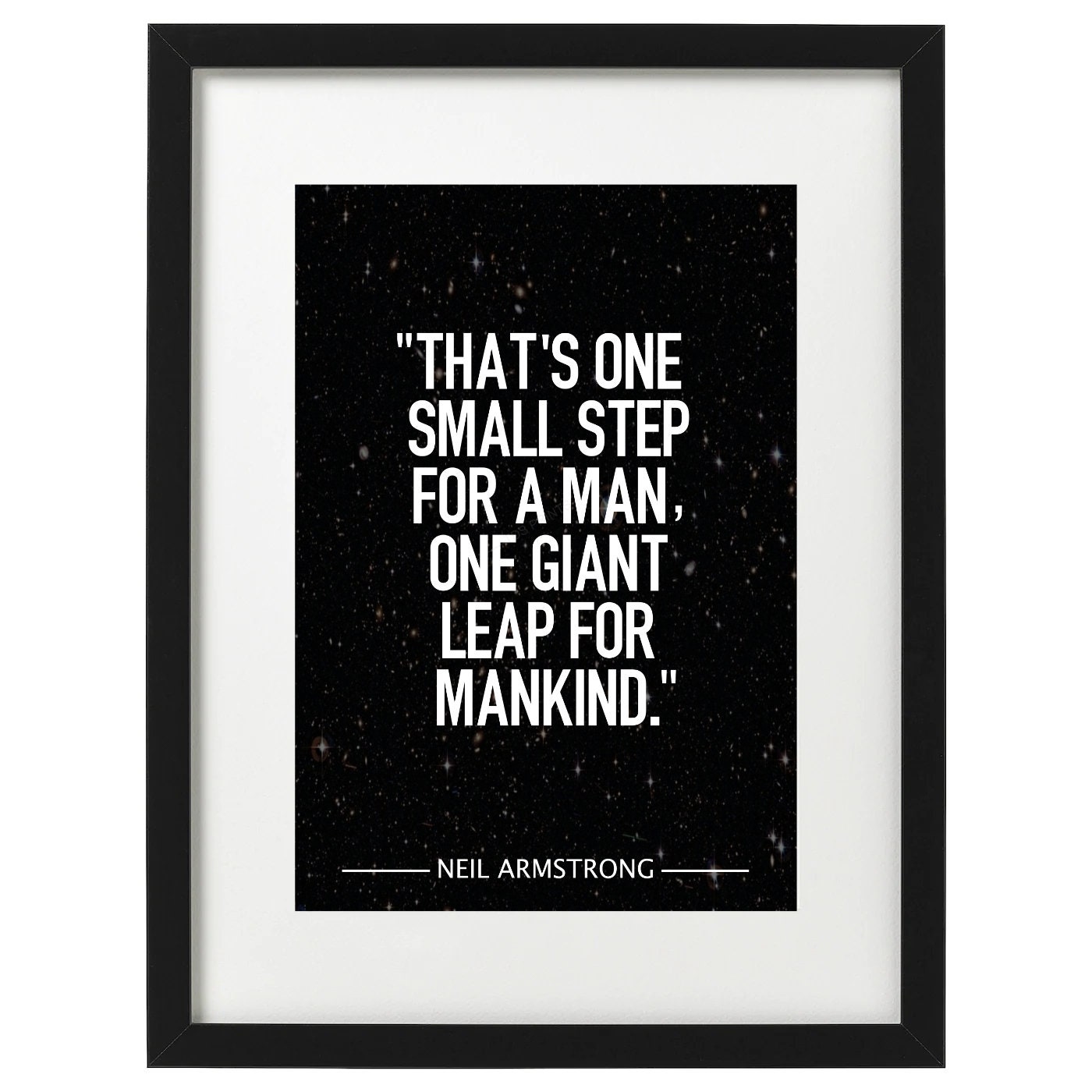 Neil Armstrong Moon Landing Quotation