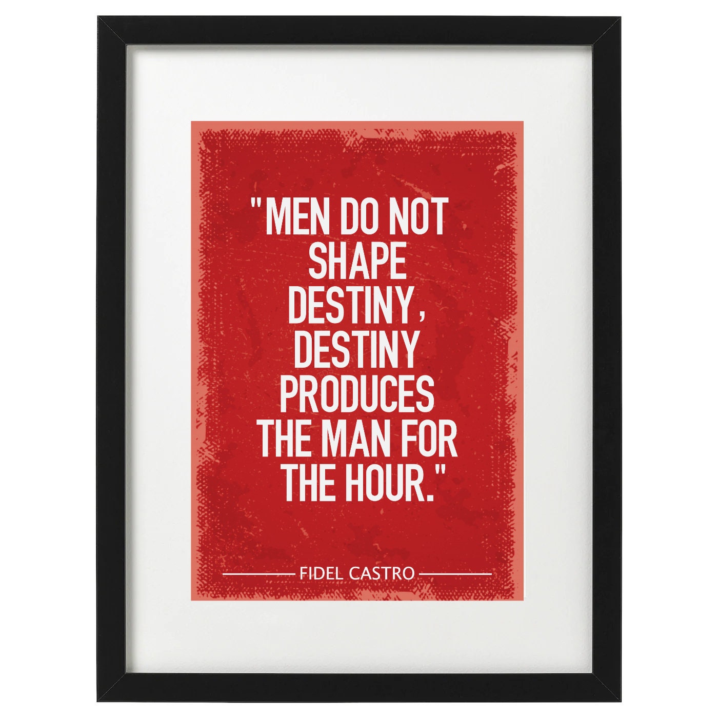 Fidel Castro Quote Art Print - Etsy